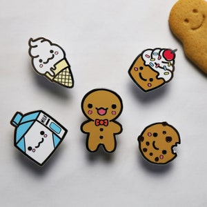 Ice Cream Enamel Pin. Food Pins. Adorable Enamel Cake Pin. | Etsy