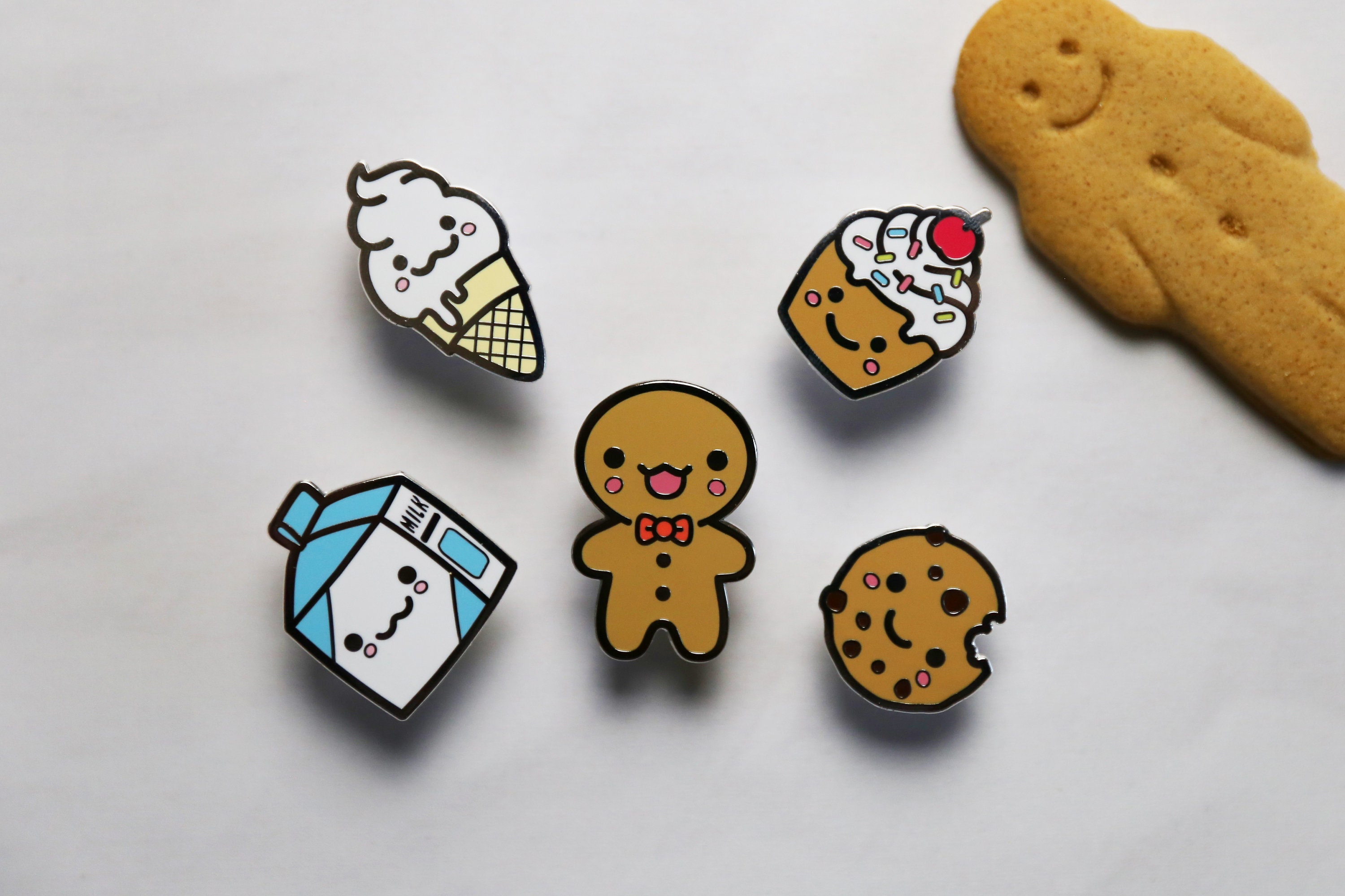 Ice Cream Enamel Pin. Food Pins. Adorable Enamel Cake Pin. | Etsy