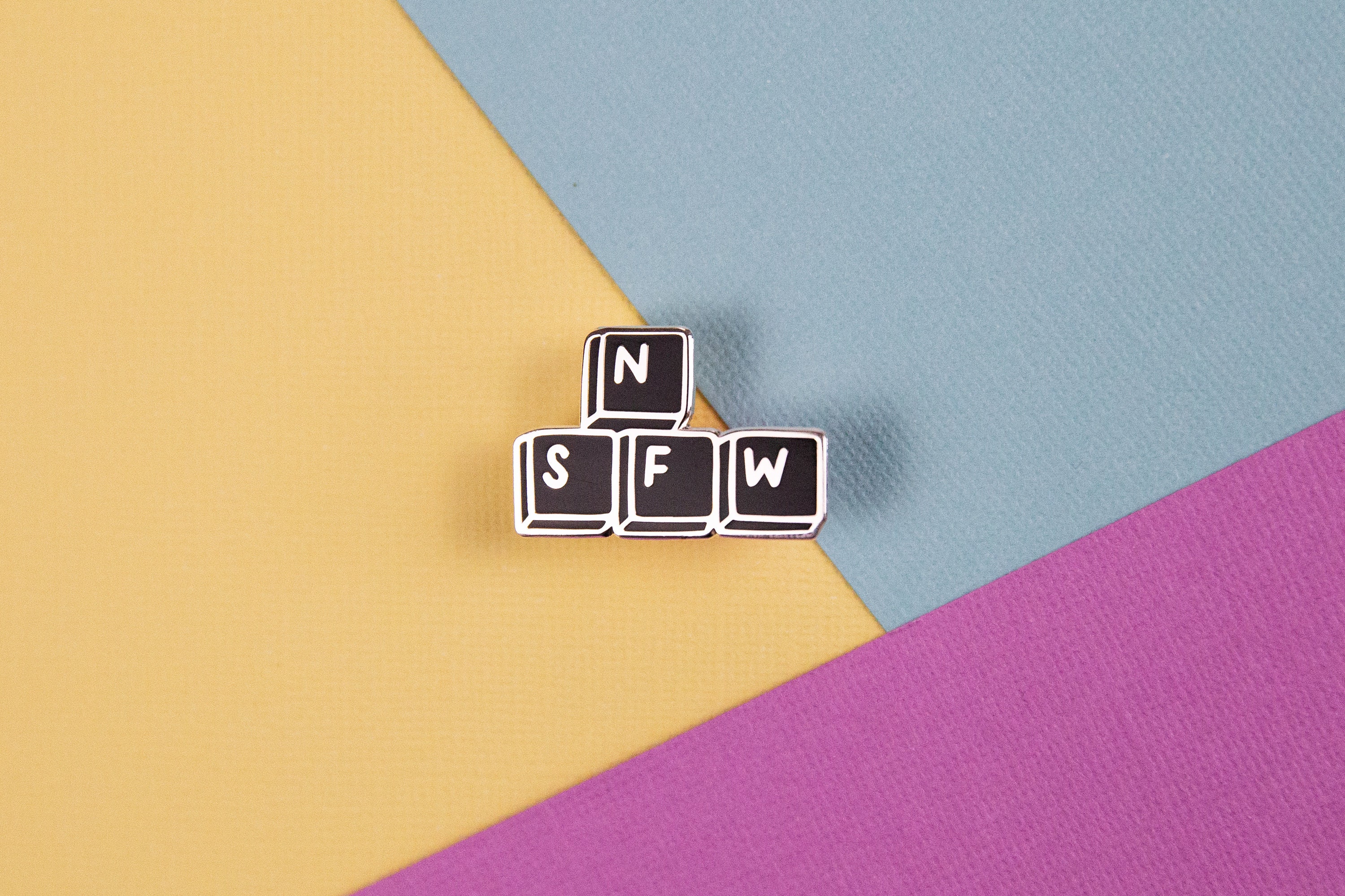 Wasd Keyboard Enamel Pin For Gamers Tech Jewellery Jewelry Etsy