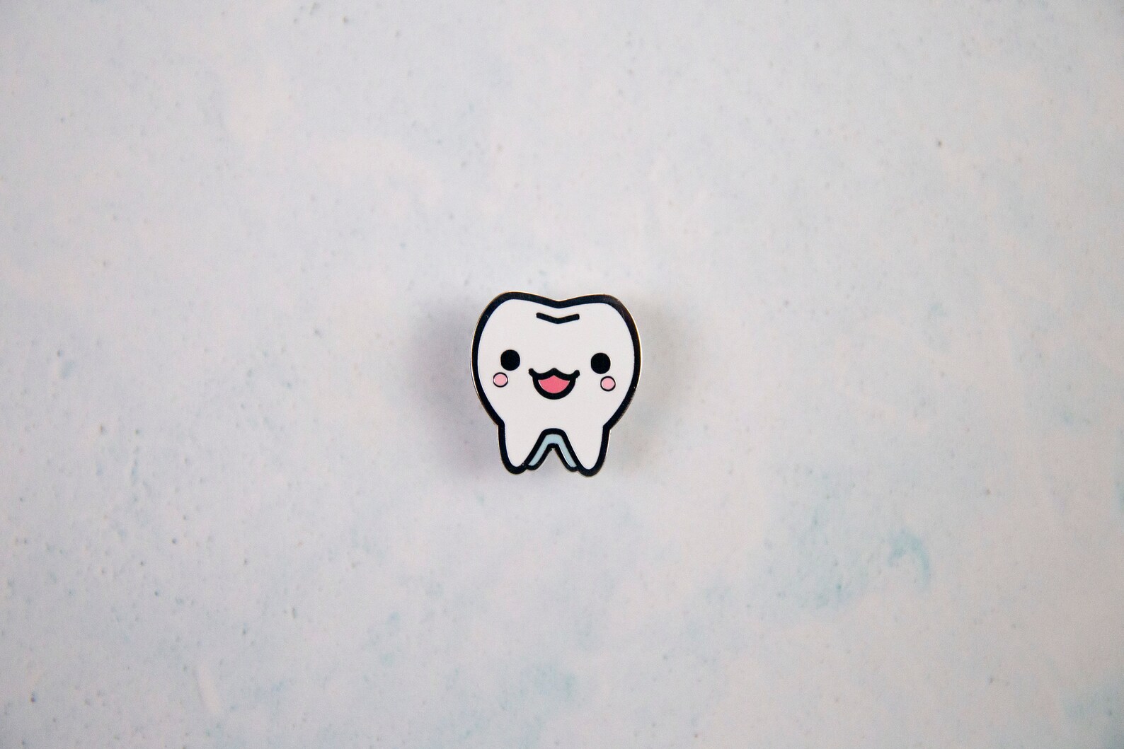 Cute Tooth & Toothbrush Enamel Pin Set Kawaii - Etsy UK