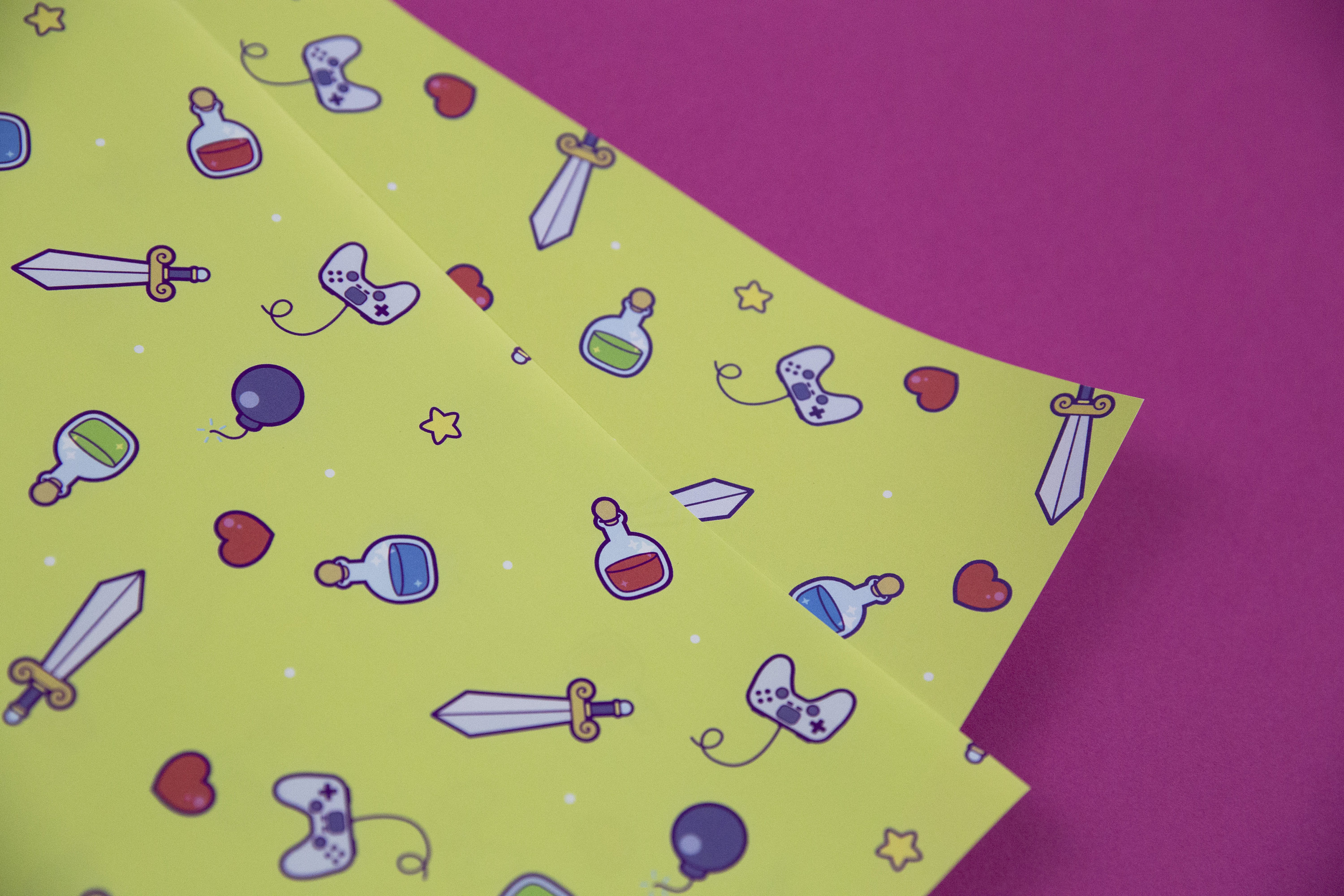 Videogame Wrapping Paper. Anime Wrapping Paper. Zelda Wrapping | Etsy UK