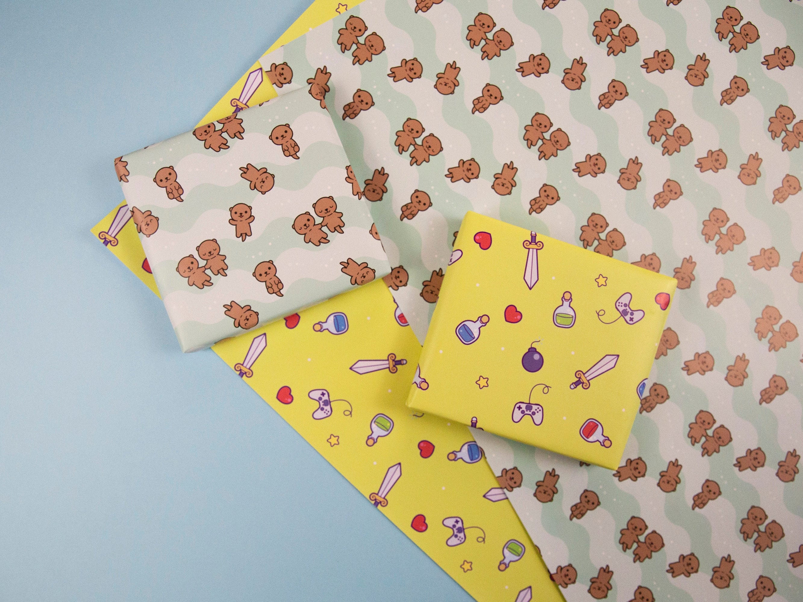 Videogame Wrapping Paper. Anime Wrapping Paper. Zelda Wrapping - Etsy UK