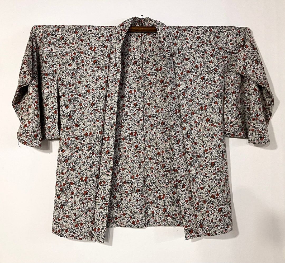 Floral Haori Japanese haori Cute haori flower pattern - Etsy España