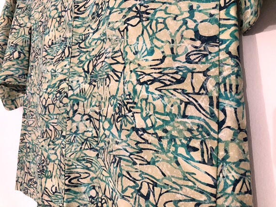 HAORI, Emerald green, Abstract pattern, water surface… - Gem