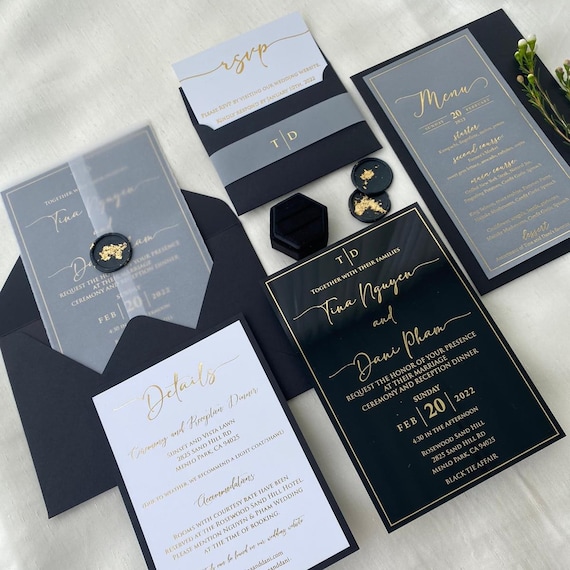 Invitación De Boda En Hoja Transparente 7 Ideas Para Personalizar Los