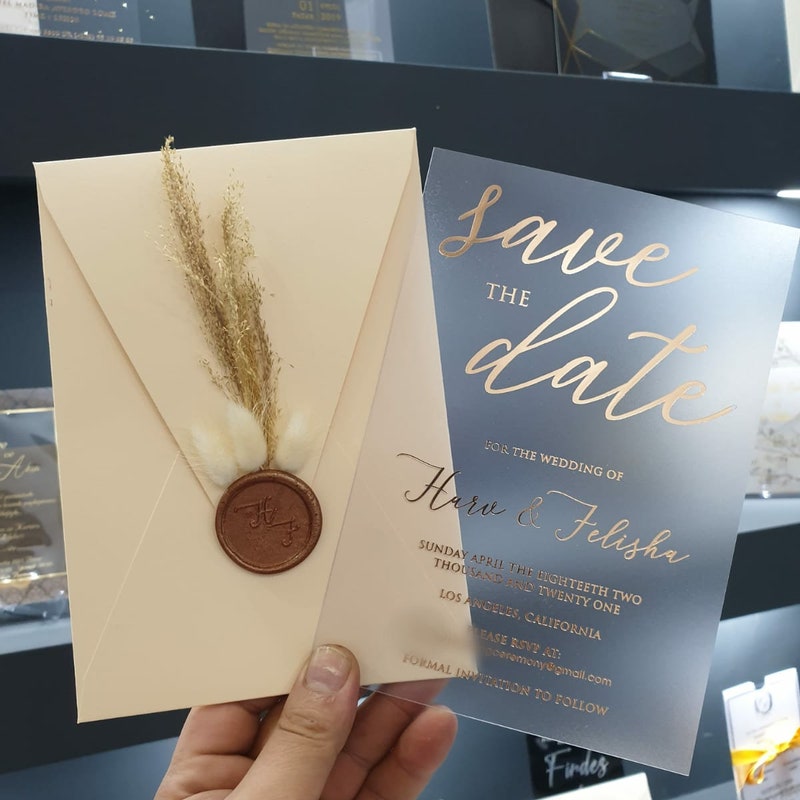 Clear Invitations - Etsy