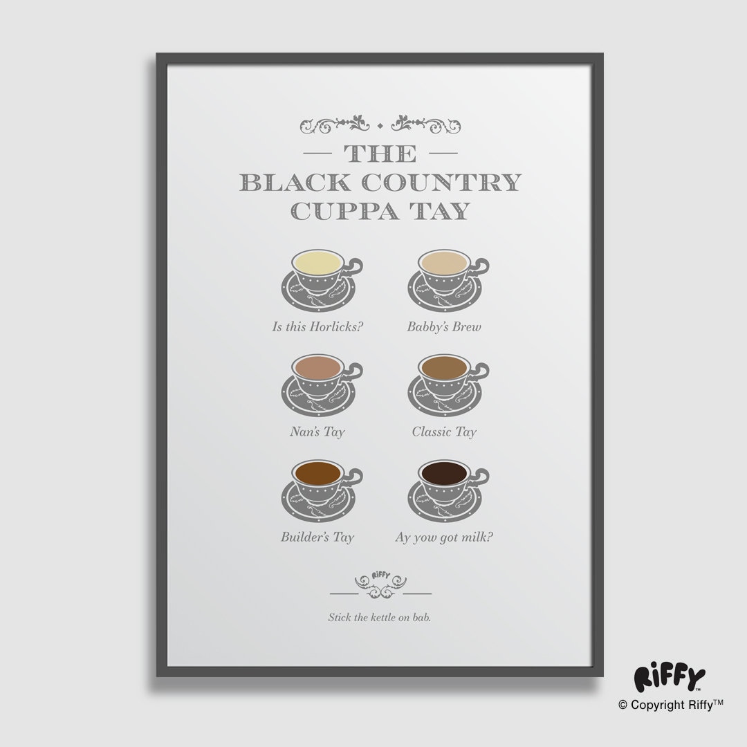 The Black Country Cuppa Tay Black Country Gifts - Etsy UK