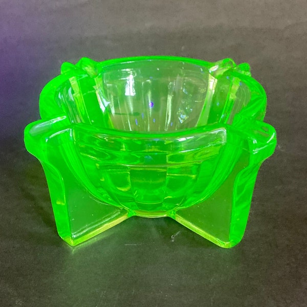 Uranium Glass Ashtray - Etsy
