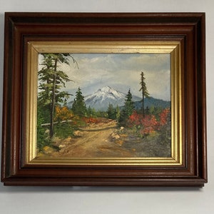 Spectacular Early 20th-century Landscape Oil Painting by Listed Artist ...