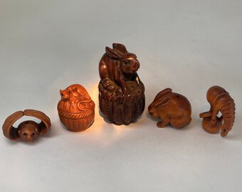 Netsuke Animal - Etsy