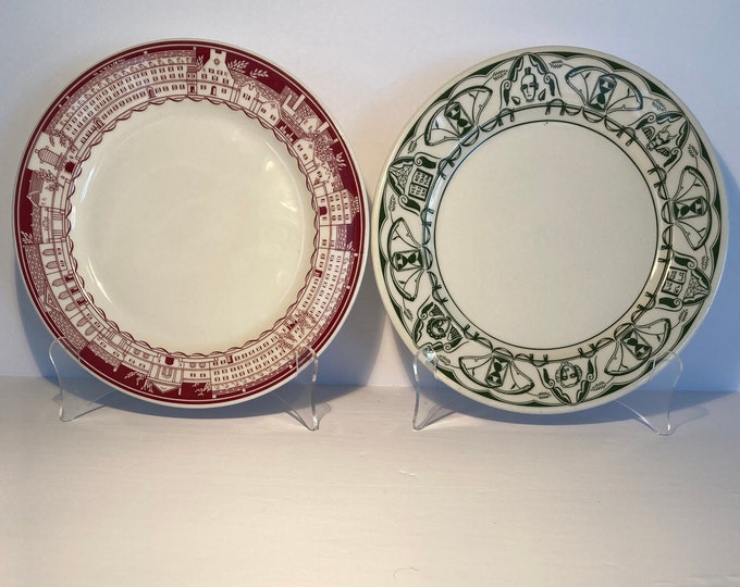 Rare Pair of Vintage Flawless Yale University Syracuse China Dinner ...