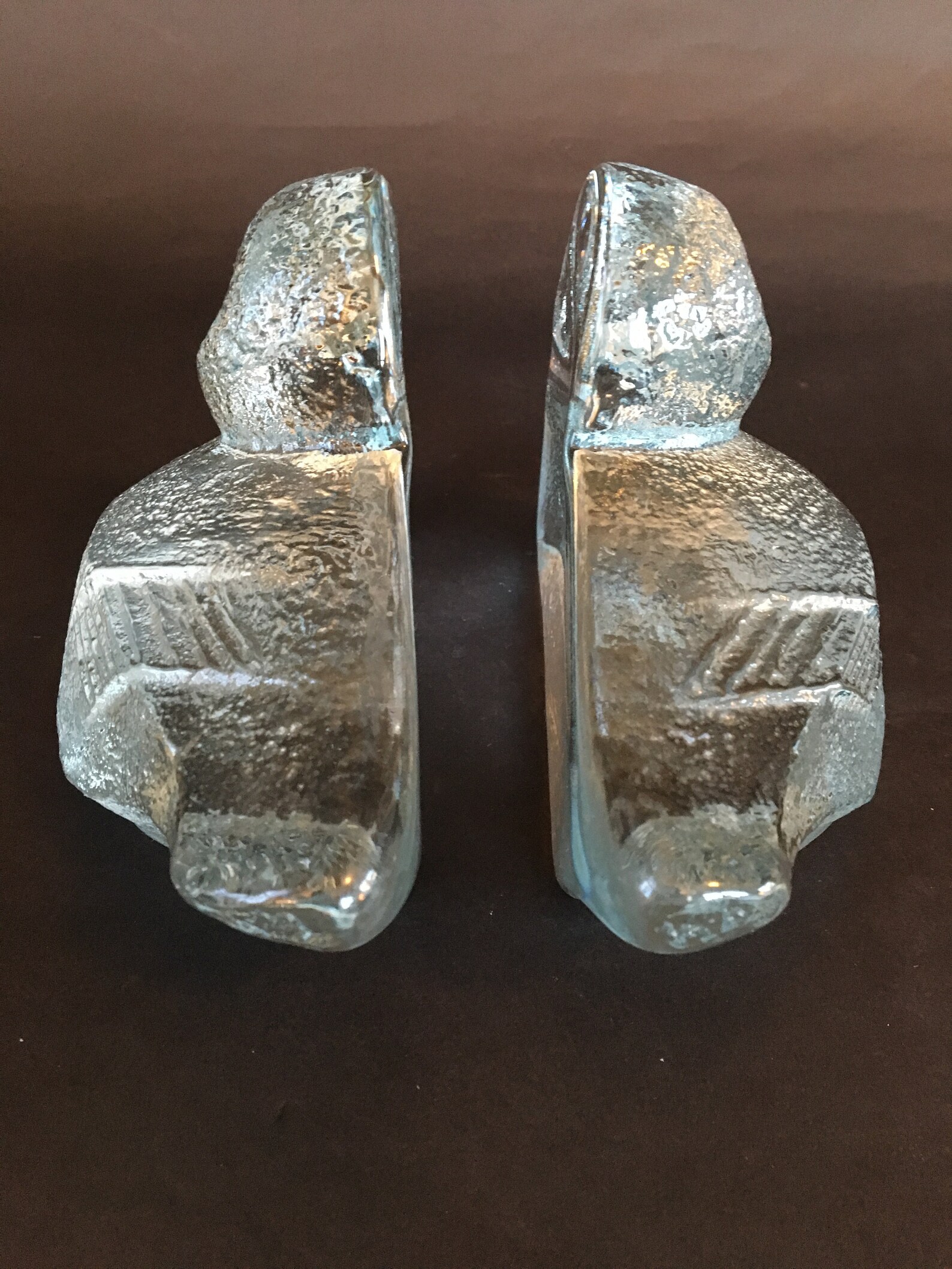 For the Bird Lover: Mid-century Blenko Clear Heavy Glass Duck - Etsy