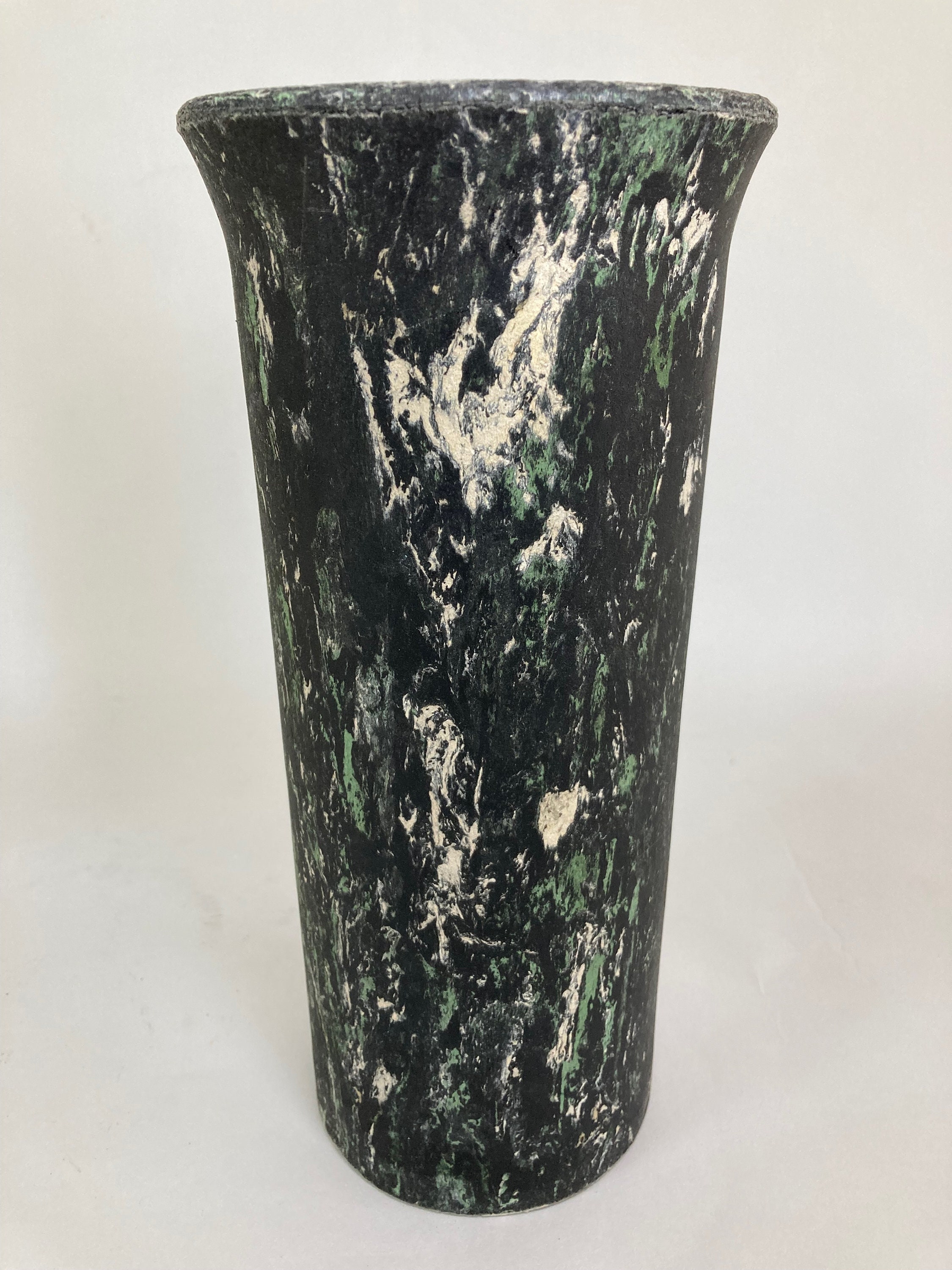 Rare American Art Deco Era Recycled Hard Rubber Stedman Vase - Etsy