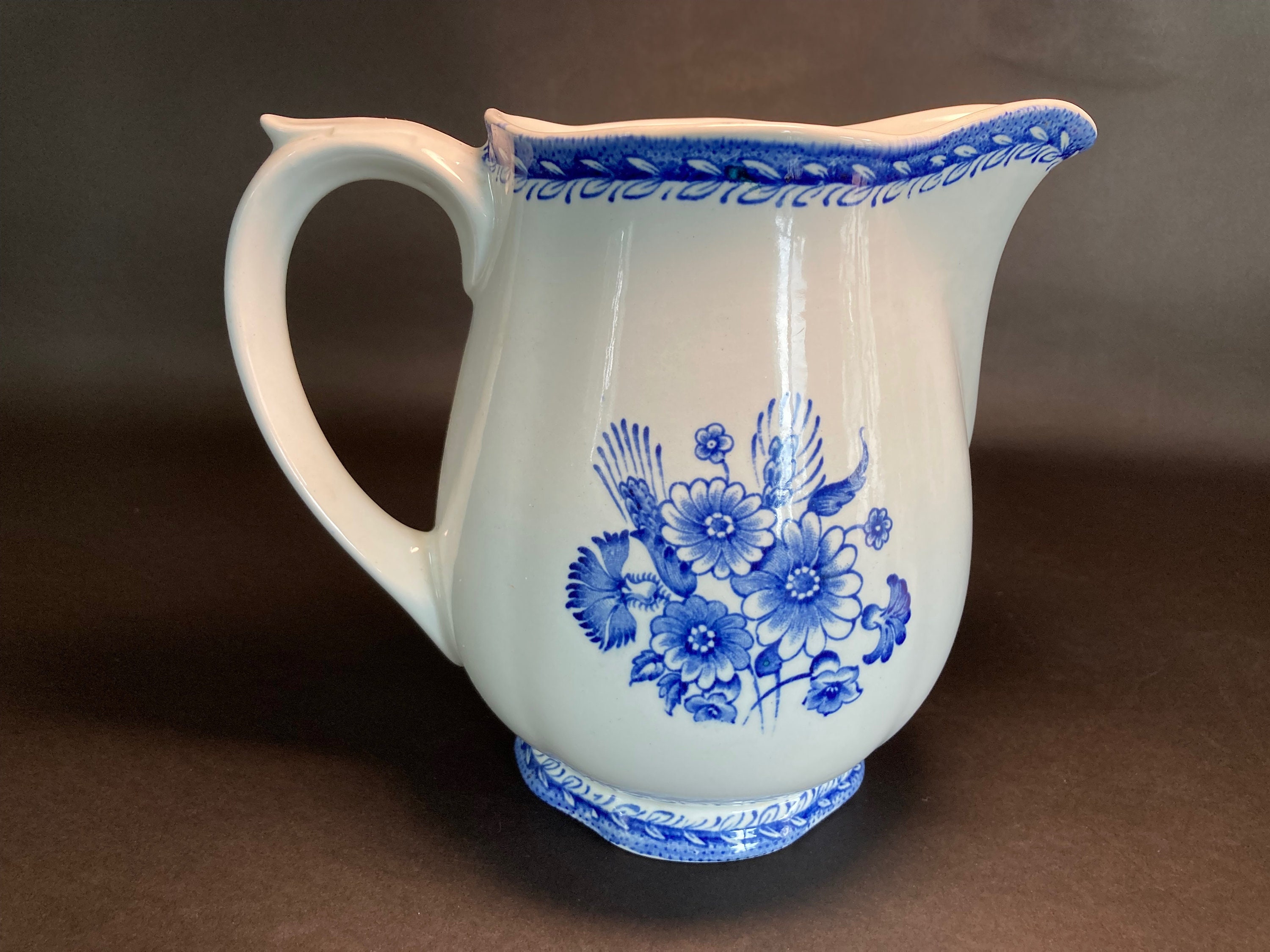 Rare Mid-century Arabia of Finland Blue Finn Flower Pitcher | Etsy