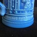 Antique Greentown Blue Slag Glass Serenade Pattern Stein/mug - Etsy