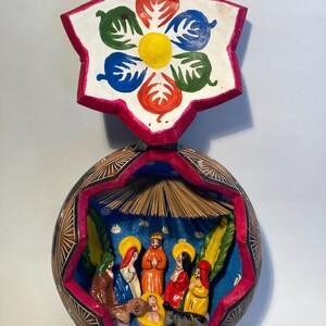 Exceptional Nativity Gourd Folk Art From Peru - Etsy