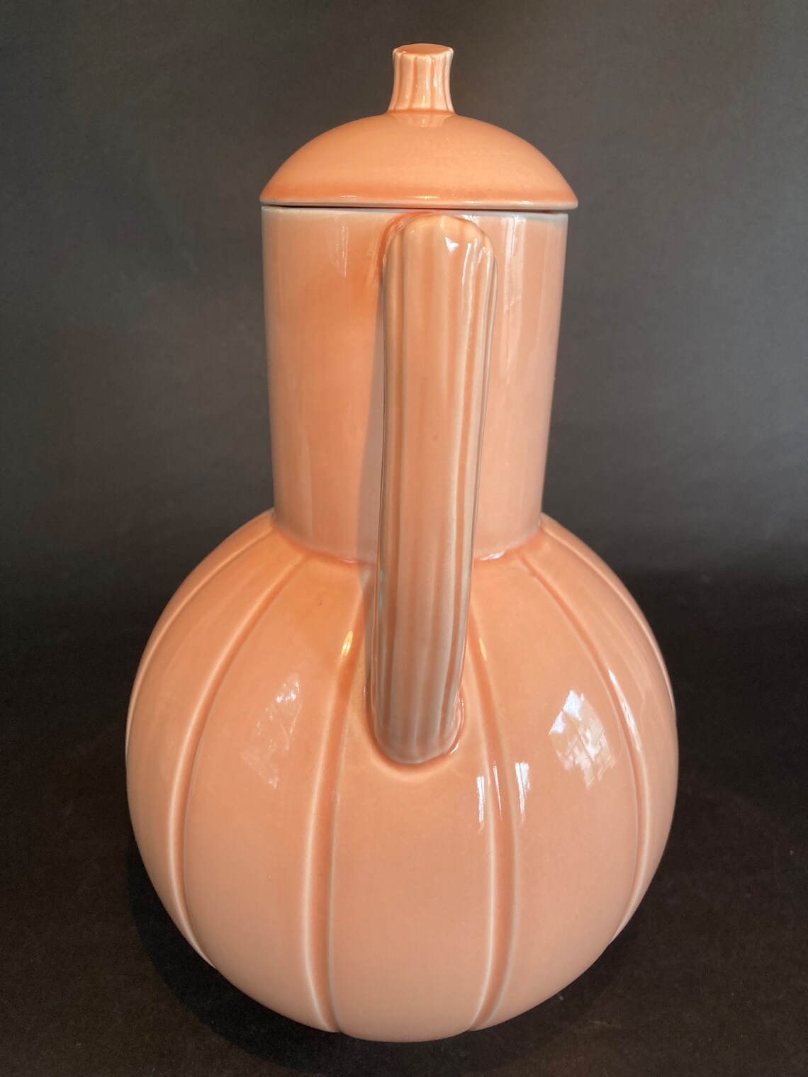 Extremely Rare Vintage Peach-colored Gourd-shaped Coffee Pot - Etsy