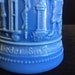 Antique Greentown Blue Slag Glass Serenade Pattern Stein/mug - Etsy
