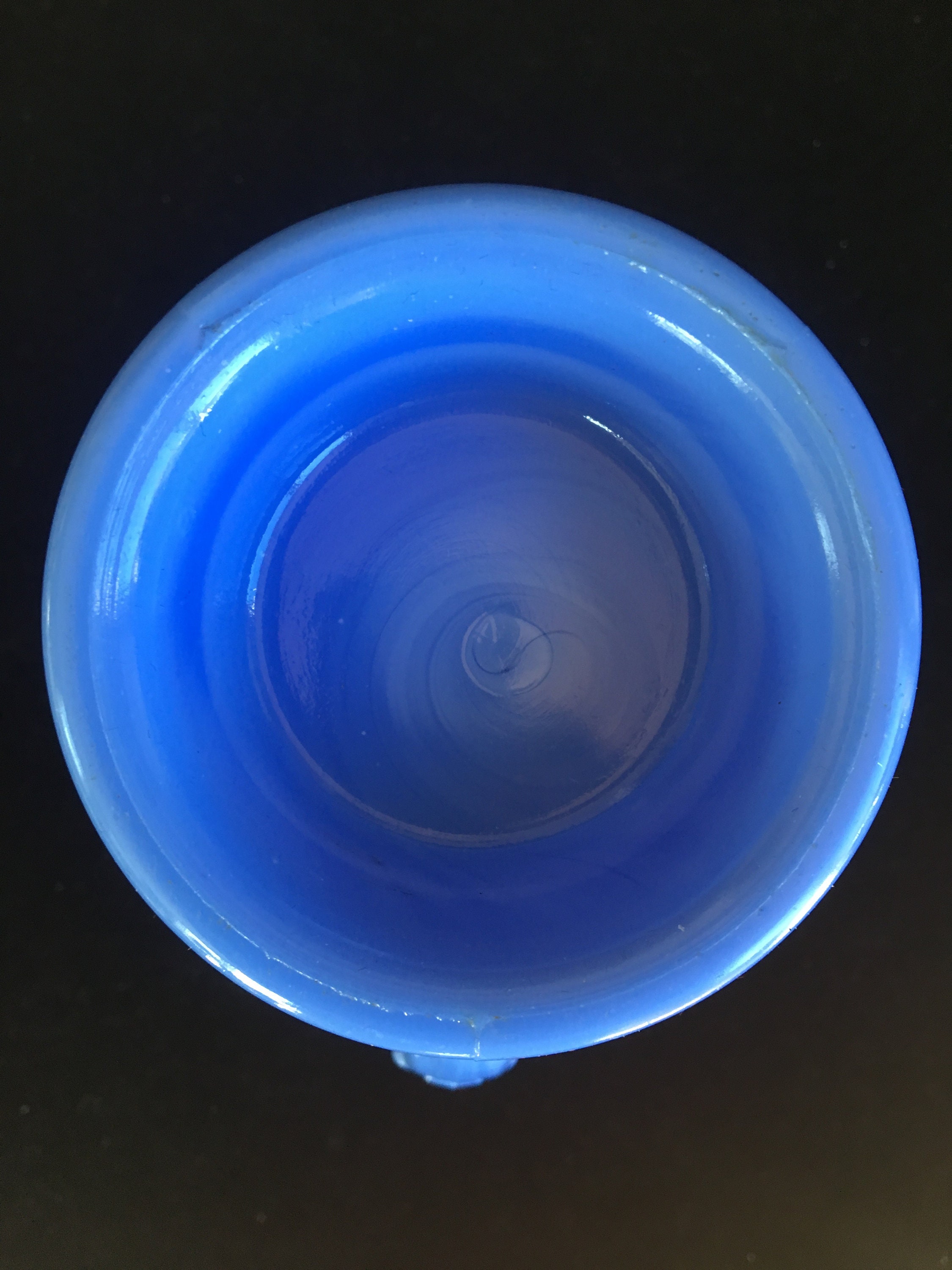 Antique Greentown Blue Slag Glass Serenade Pattern Stein/Mug | Etsy