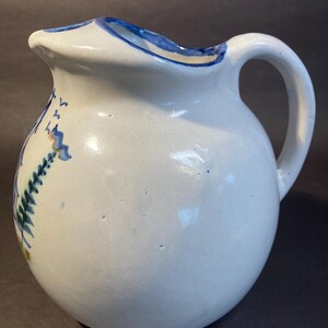 Extremely Rare M. A. Hadley/john B. Taylor Stoneware Pitcher With ...