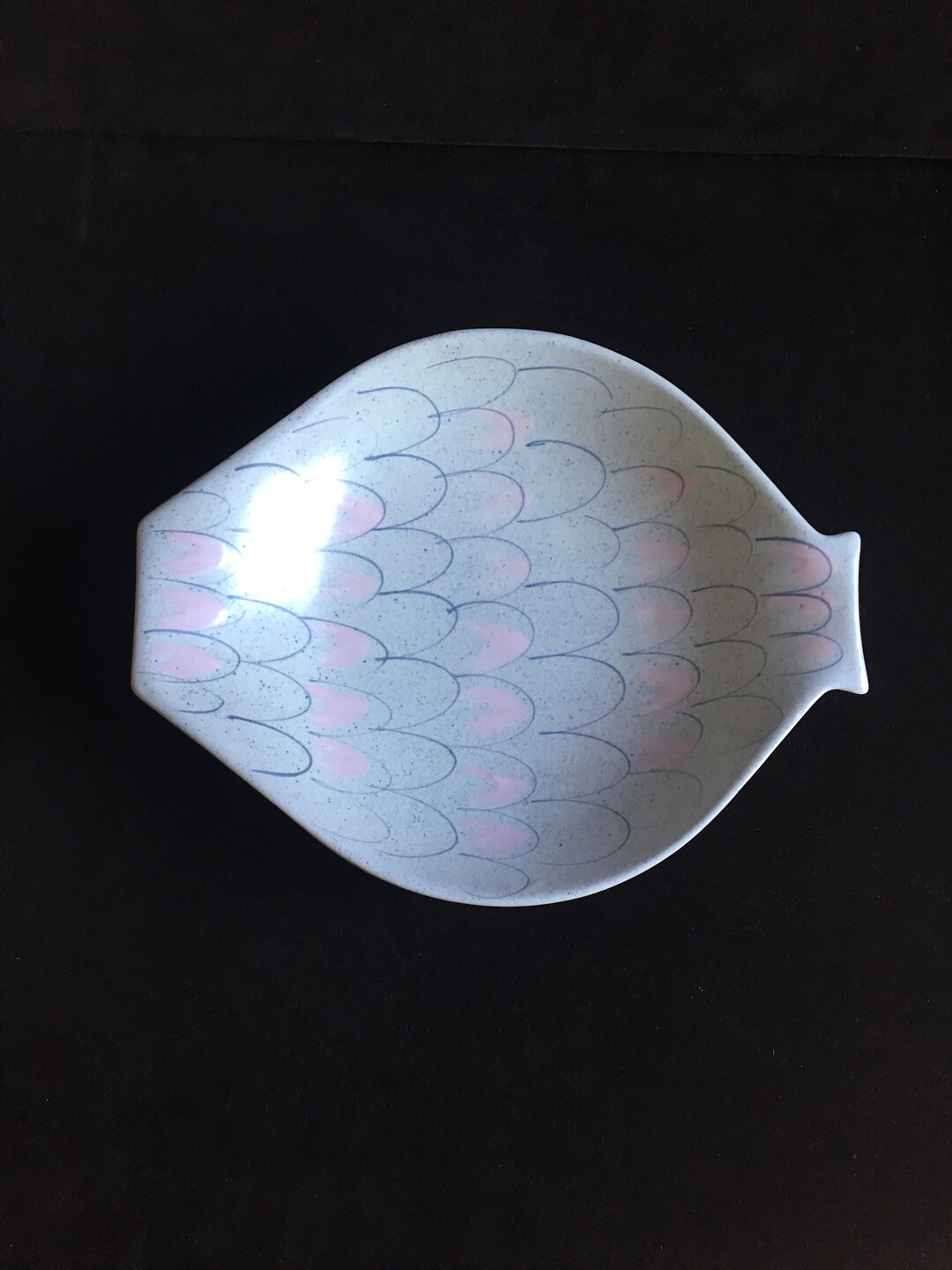 Mid-century Modern Caltempo Fish Fin Footed Serving Plate - Etsy