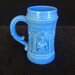 Antique Greentown Blue Slag Glass Serenade Pattern Stein/mug - Etsy