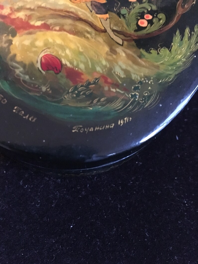 Rare Soviet-era Palekh Russian Box the Firebird | Etsy