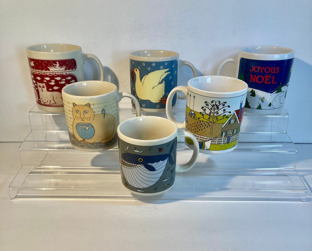 Rare Set of 6 Original Taylor & Ng Mugs 1978-1981 - Etsy