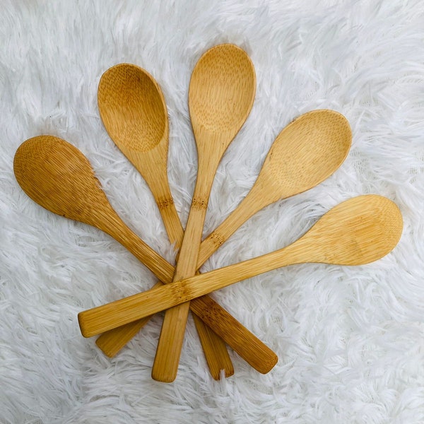 Bamboo Spoons - Etsy