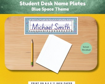 Student Desk Name Tag, Student Desk Plates, Student Name Plates, Class ...