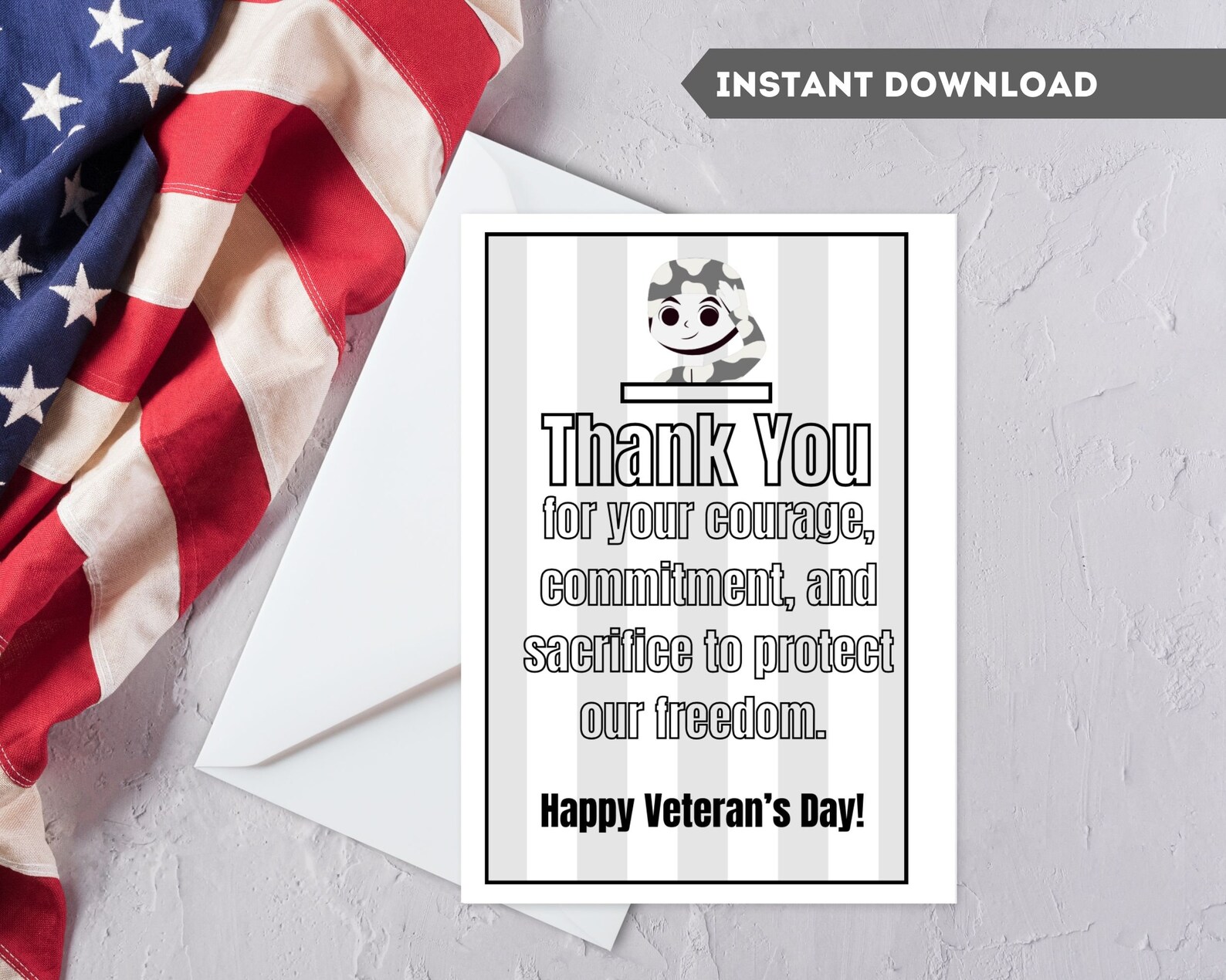 Veterans Day Coloring Card, Veterans Day for Kids, Printable Veterans ...