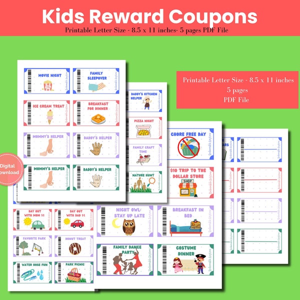 Reward Coupons - Etsy