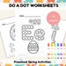 Preschool Coloring Pages, Spring Dot Marker Sheets, A-Z Sheets, Spring ...