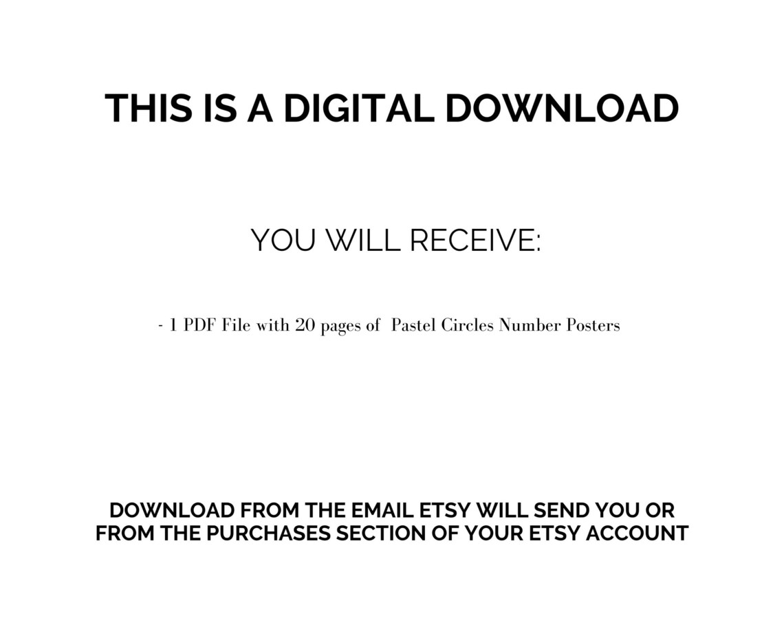 Number Posters, Classroom Decor, Printable Numbers Chart, Bulletin ...