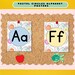 Alphabet Posters, Classroom Decor, Alphabet Printable, Wall Alphabet ...