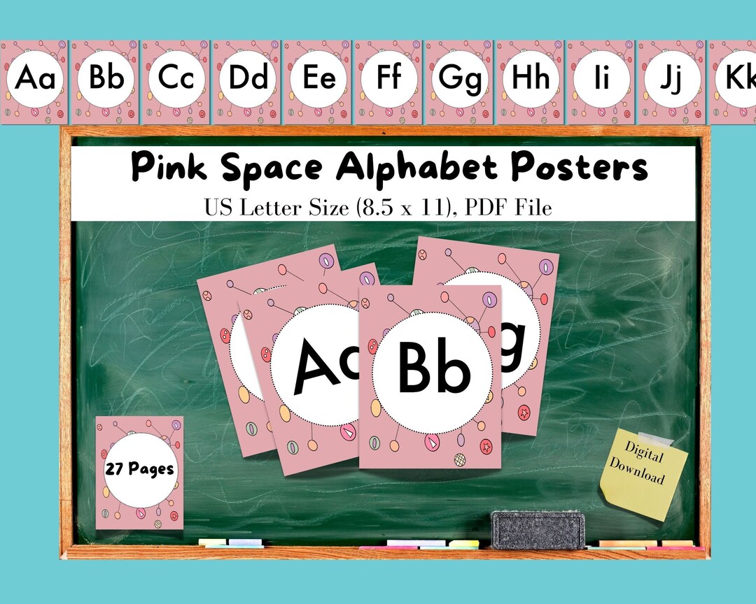 Classroom Posters, Alphabet Posters, Classroom Decor, Alphabet ...