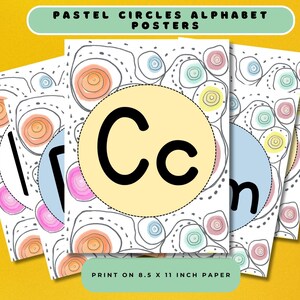 Alphabet Posters, Classroom Decor, Alphabet Printable, Wall Alphabet ...