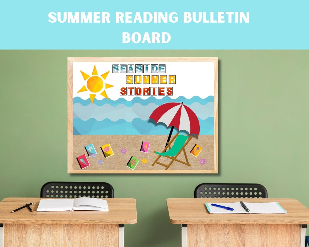 School Summer Bulletin Board, Summer Reading Board, Teacher Displays ...