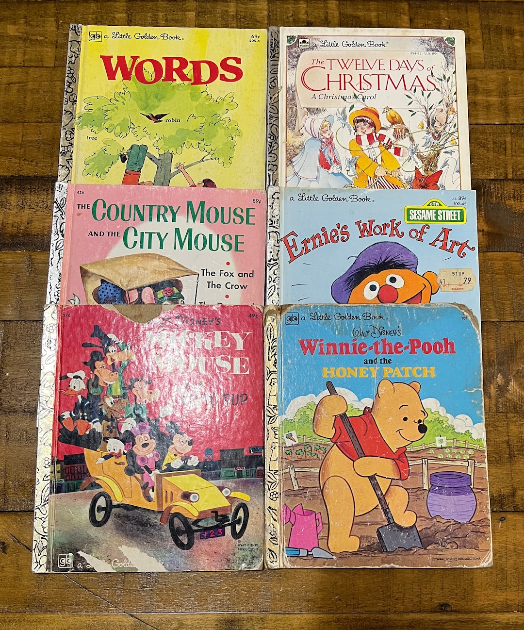 Golden Book Covers Empty Golden Book Covers Set of 6 - Etsy