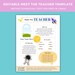 Editable Meet the Teacher Template: Groovy Back to School (canva ...