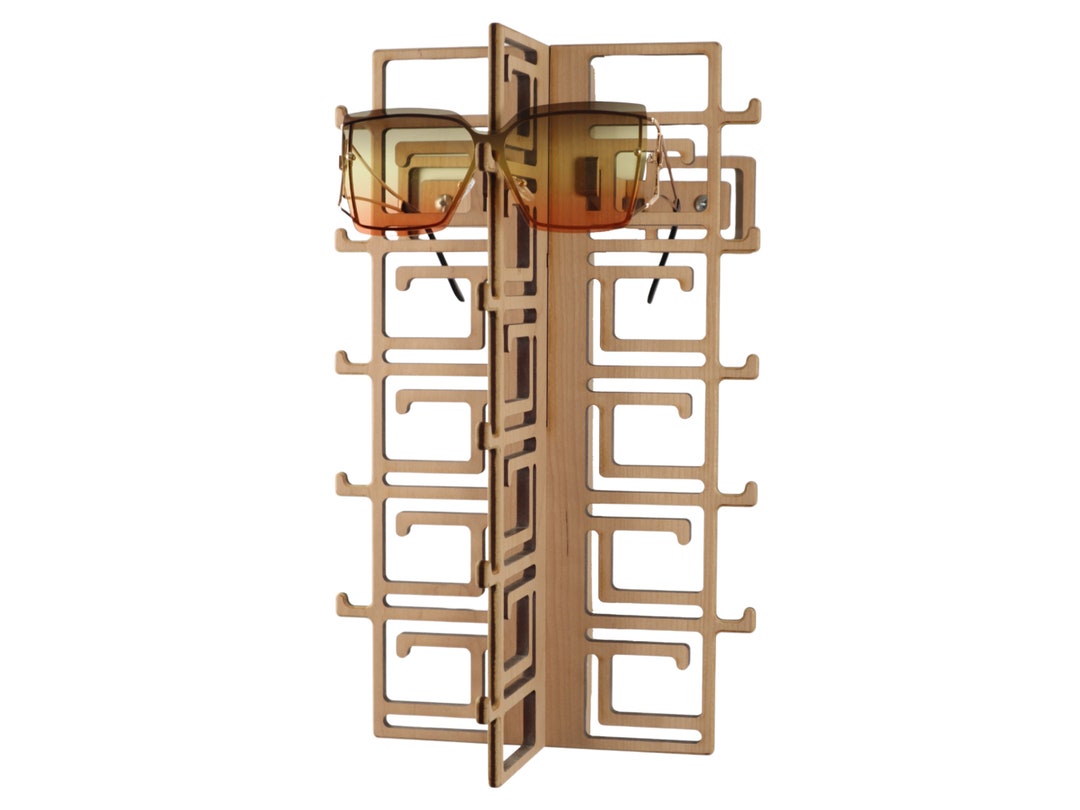 Wall Mounted Sunglasses Rack - 15-pair - Chinoiserie - Cherry - Etsy