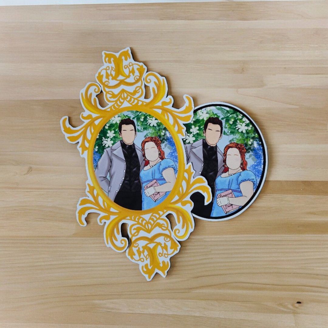 Penelope and Colin Bridgerton Stickers for Laptops, Waterbottles ...