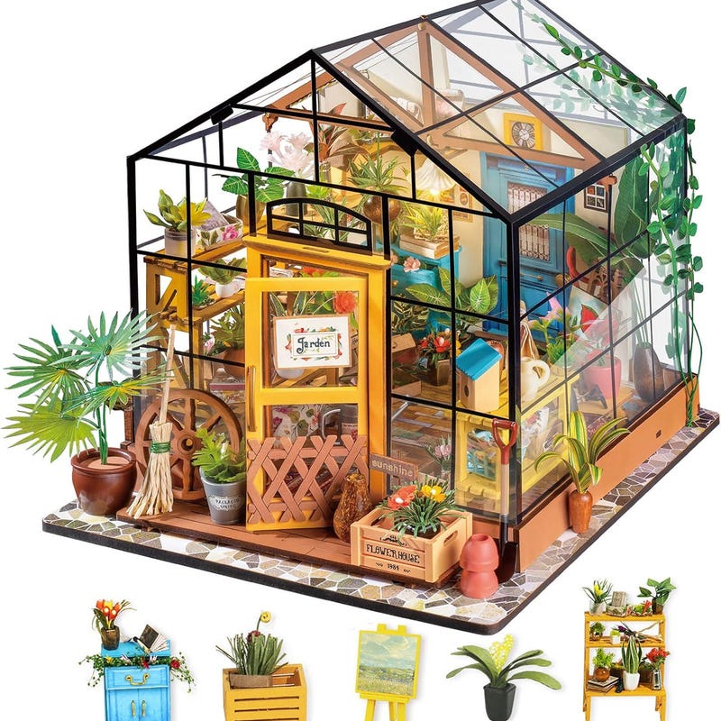 Miniature Greenhouse - Etsy