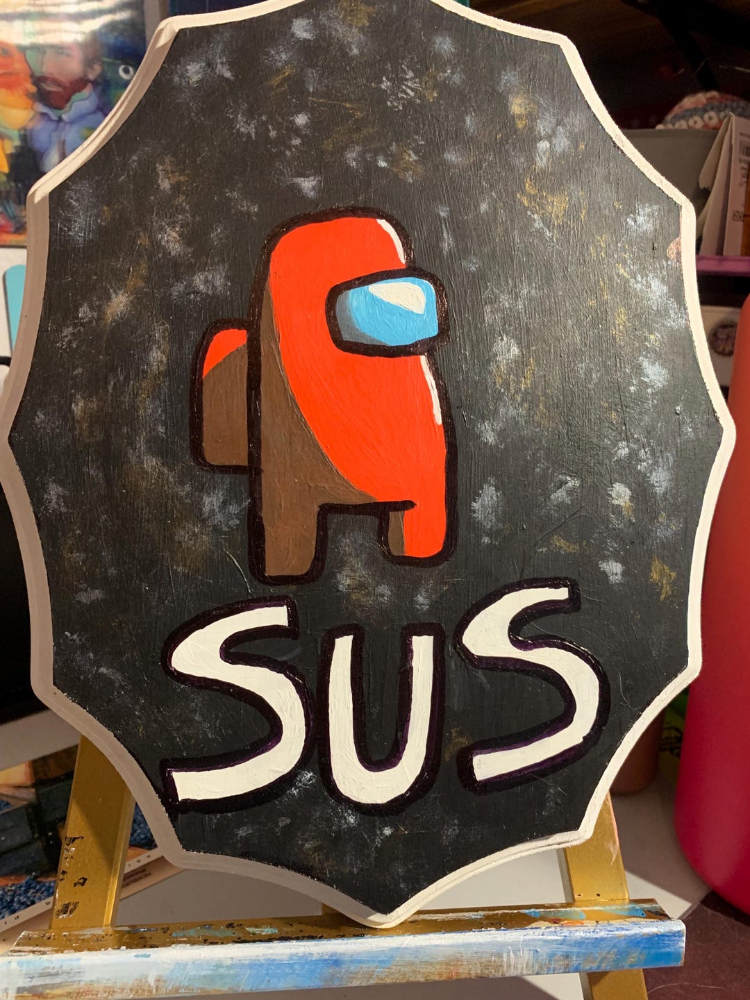 Among Us orange Sus - Etsy