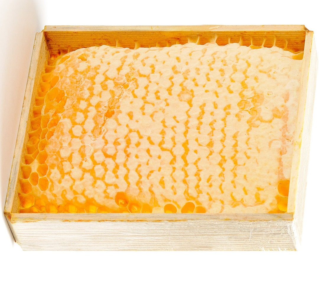 700g Full Frame Honeycomb of Wildflower - Organic Raw Honeycomb PURE ...
