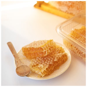 Pure Raw Honeycomb of Wildflowers - 800g - Etsy