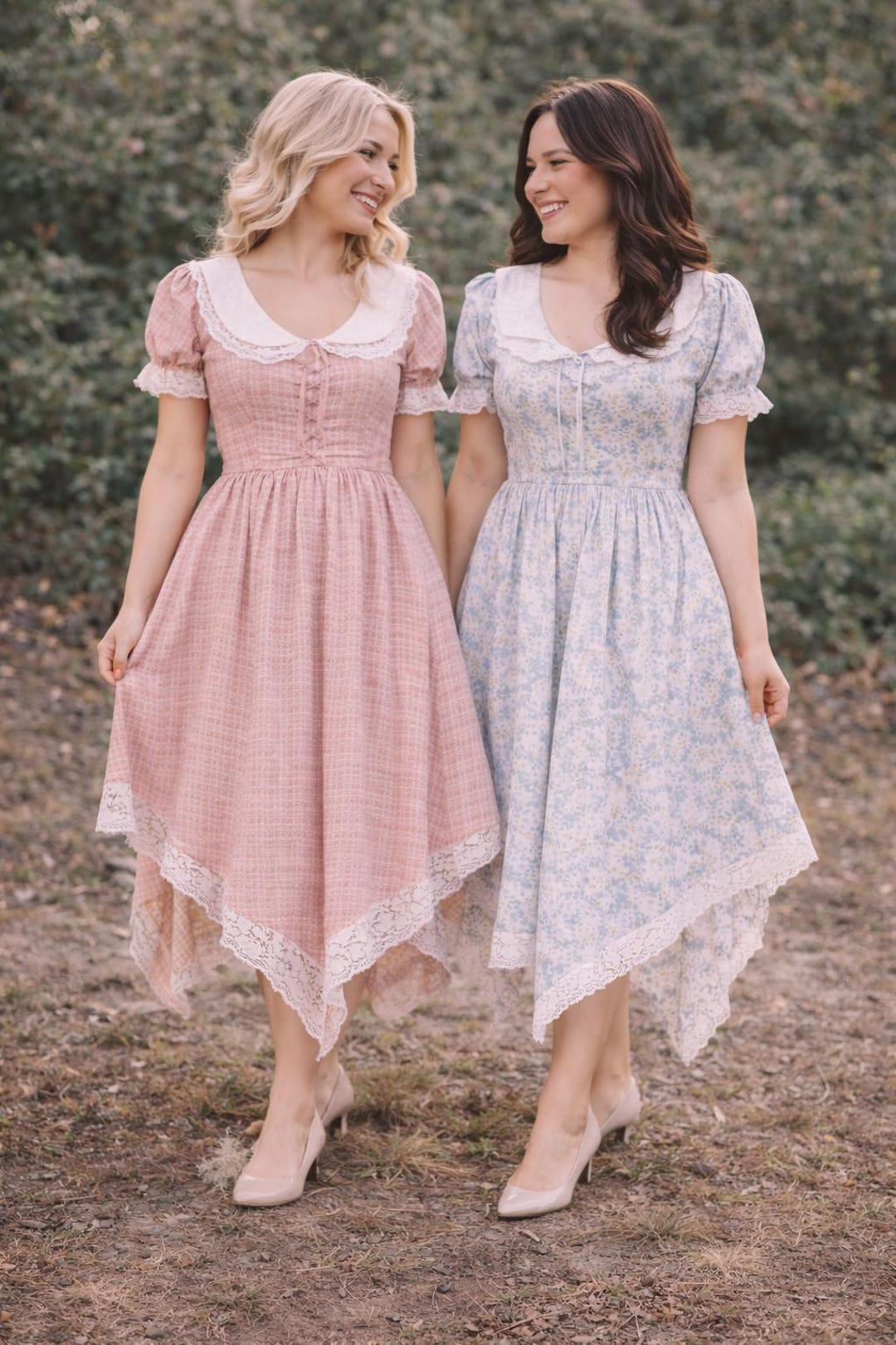 The Garden Party Dress Handkerchief Hem Sewing Pattern PDF Download - Etsy