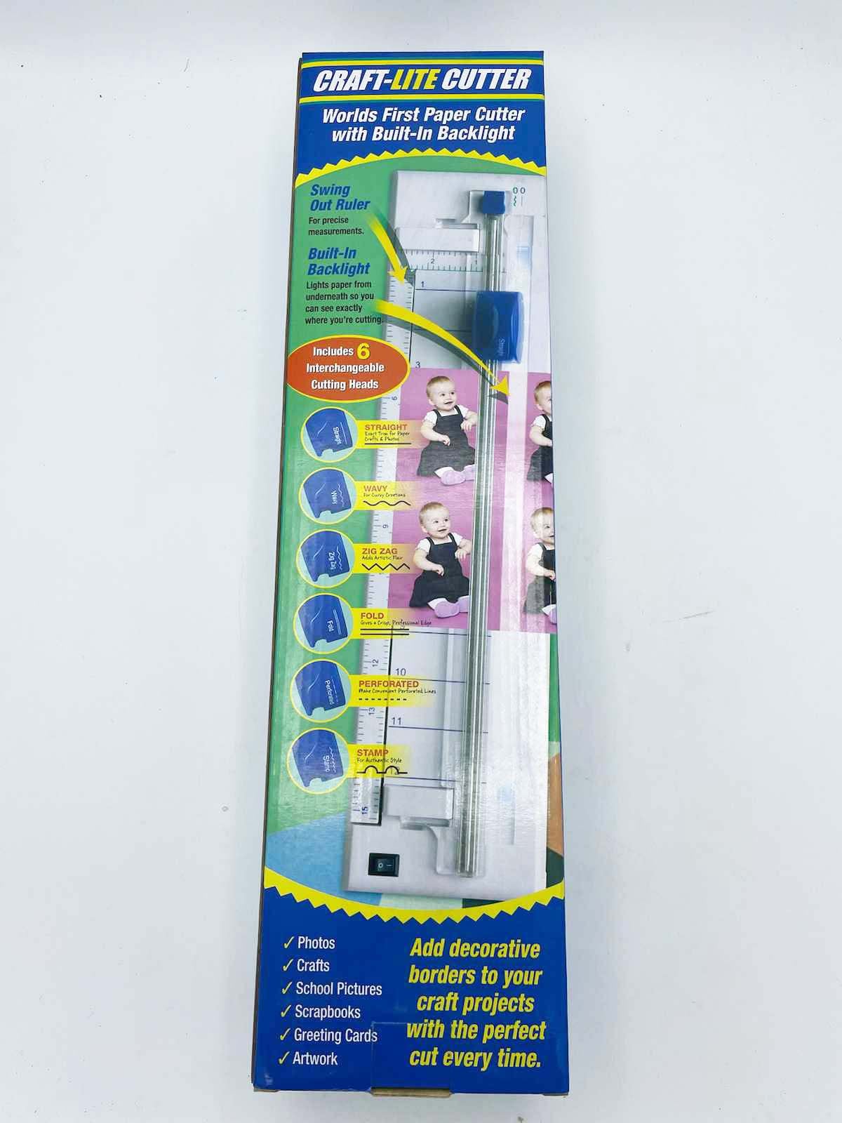 Backlit Paper Cutter With 6 Interchangeable Cutting Heads - Etsy