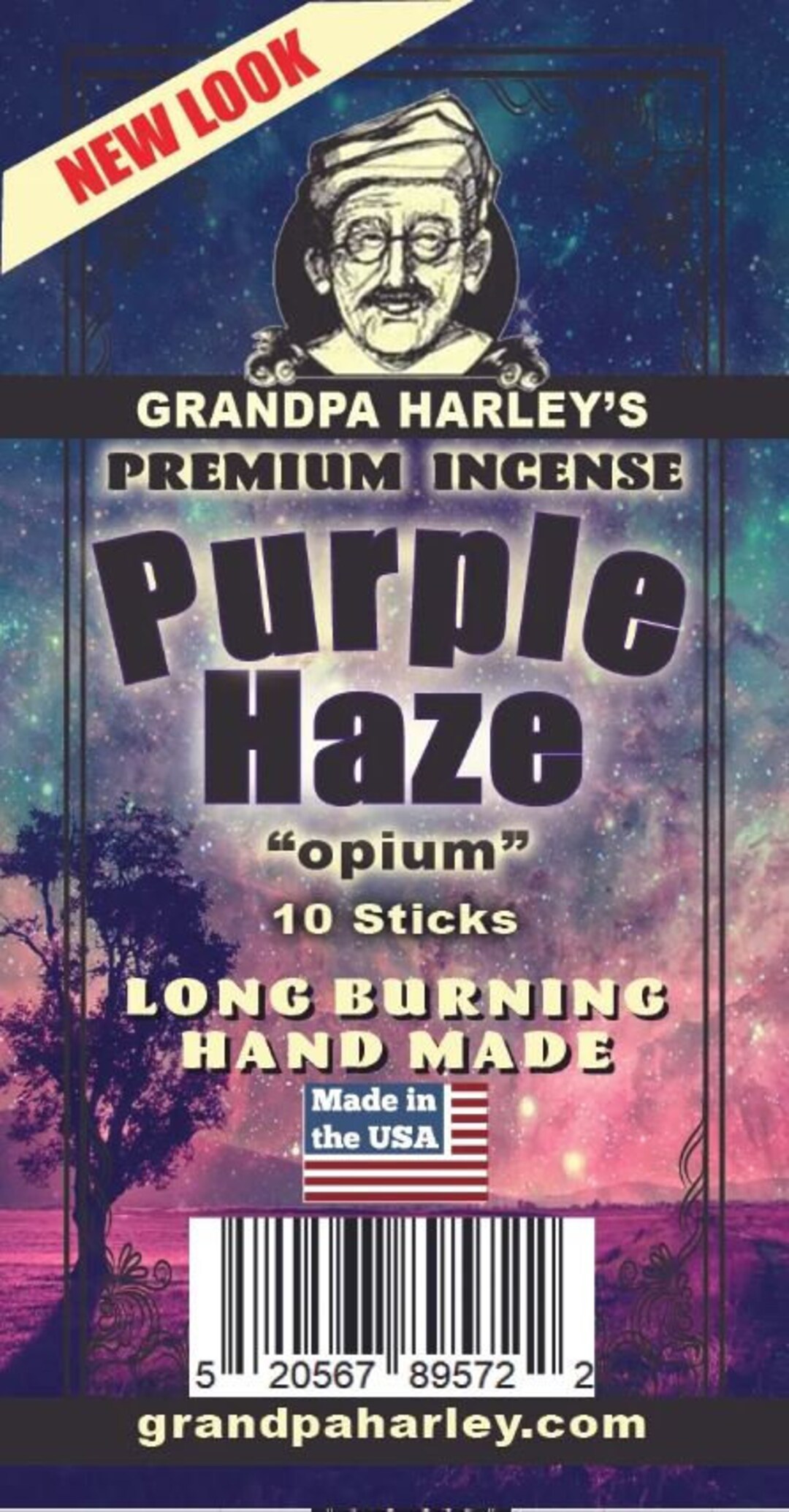 Grandpa Harley Incense Purple Haze - Etsy
