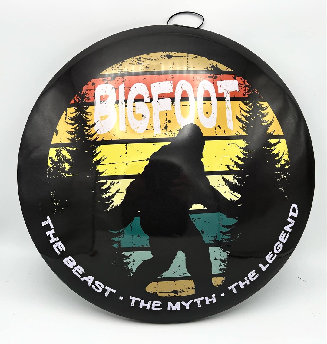 Bigfoot the Beast-the Myth-the Legend Garage Dome Sign - Etsy